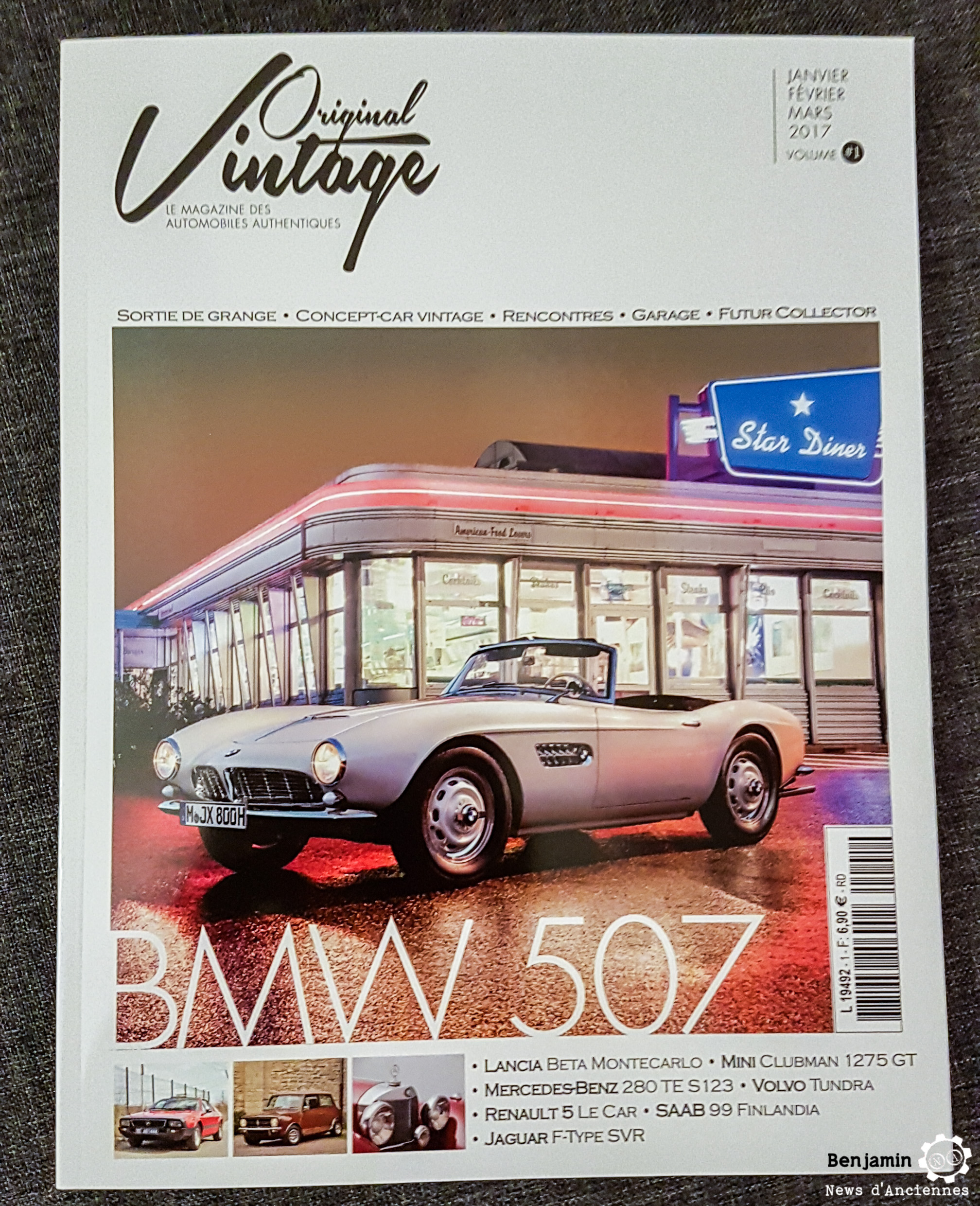 On a lu Original Vintage, le nouveau venu dans les mags d'autos ...