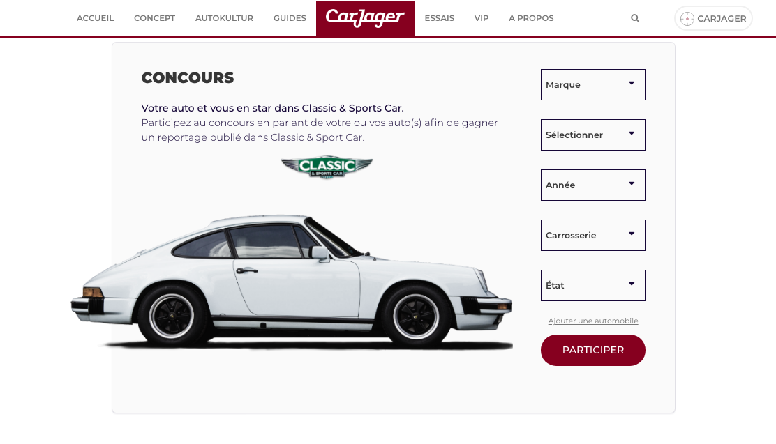 CarJager, le hub digital de l'automobile de Collection devient ...