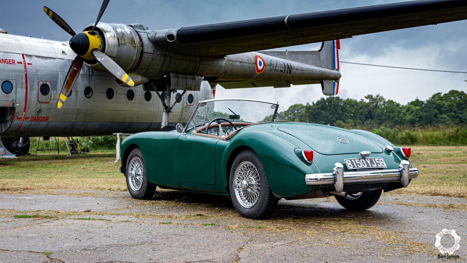 Essai d'une MG A, driving in the rain - News d'Anciennes