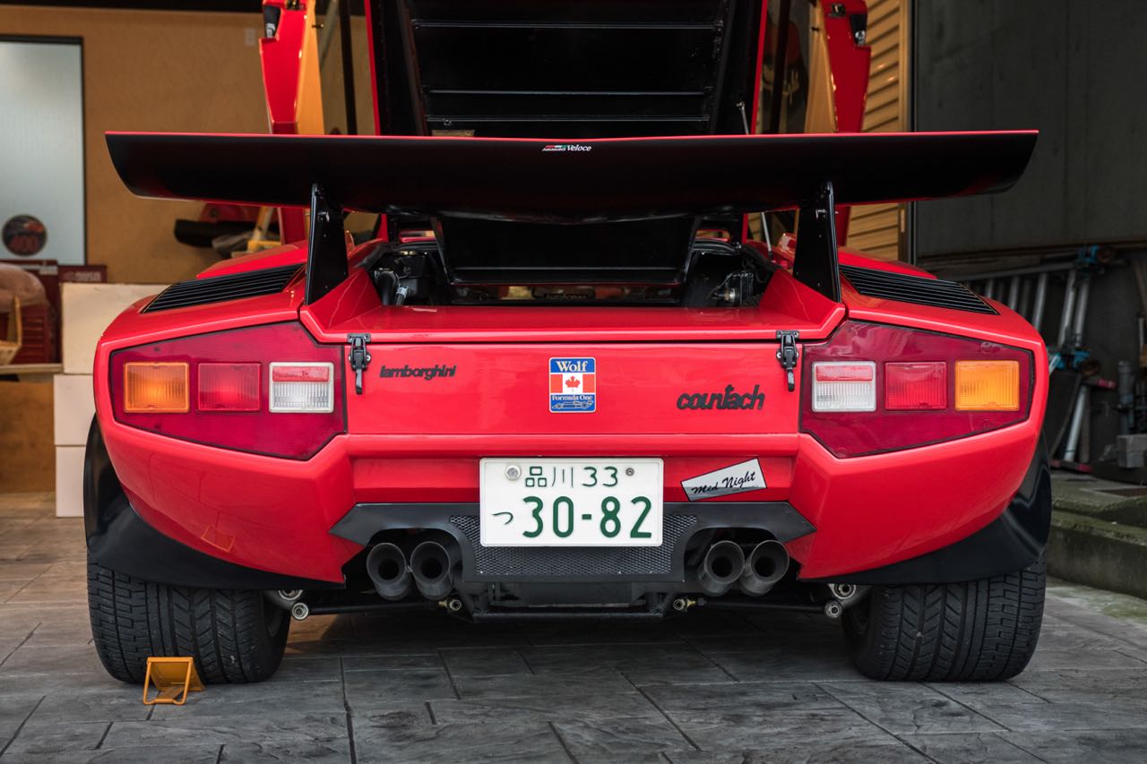 L'aileron de la Lamborghini Countach, que de la gueule ! - News d'Anciennes