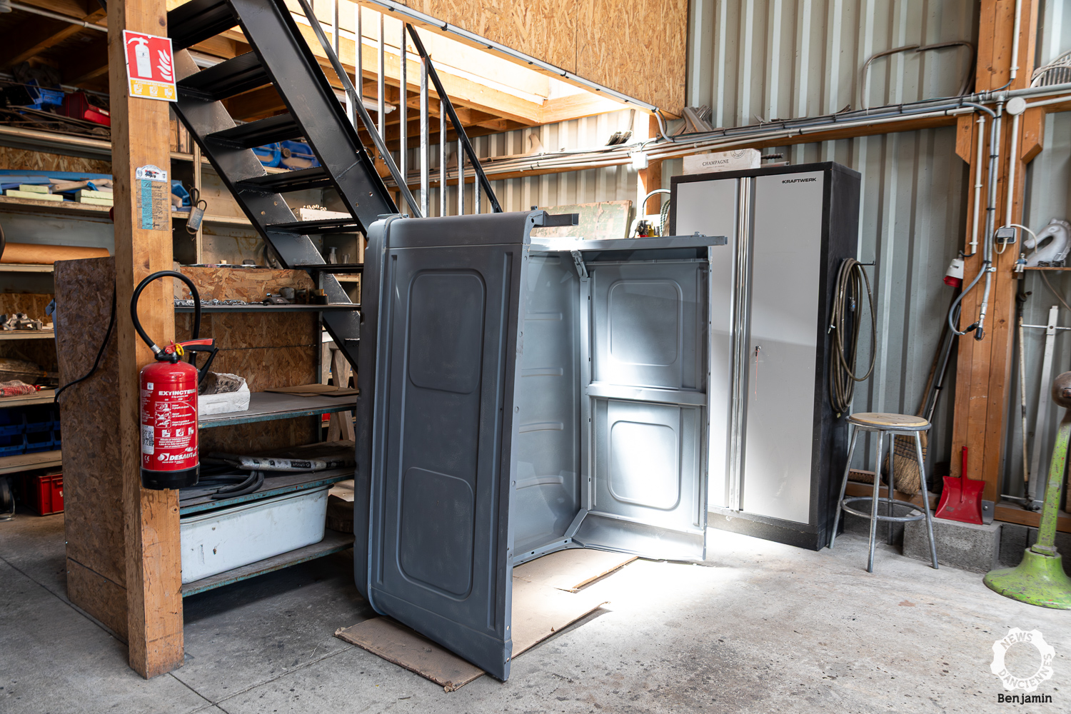 Visite du Garage Clément, spécialiste des Simca et Talbot, pas ...